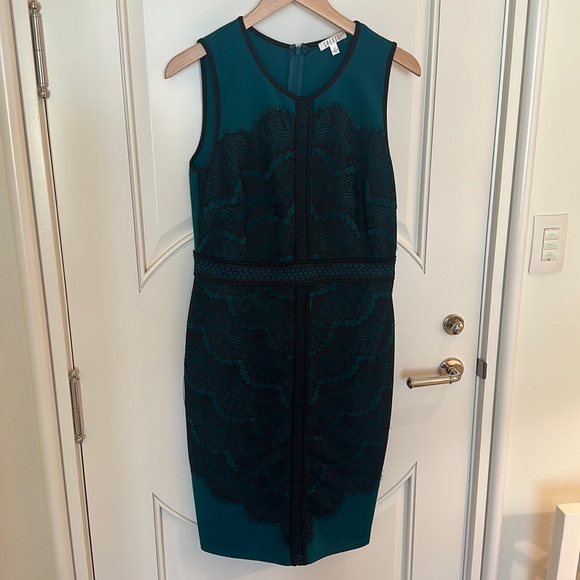 Spense | Dresses | Spense Green Lace Cocktail Dress | Poshmark
